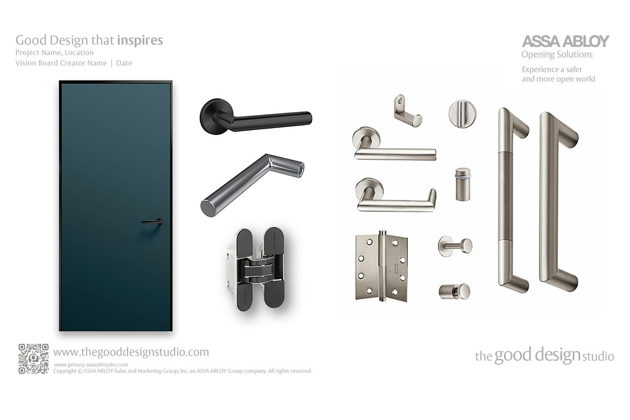 The Good Design Studio | ASSA ABLOY | Decorative Hardware | ASSA ABLOY The Good Design Studio